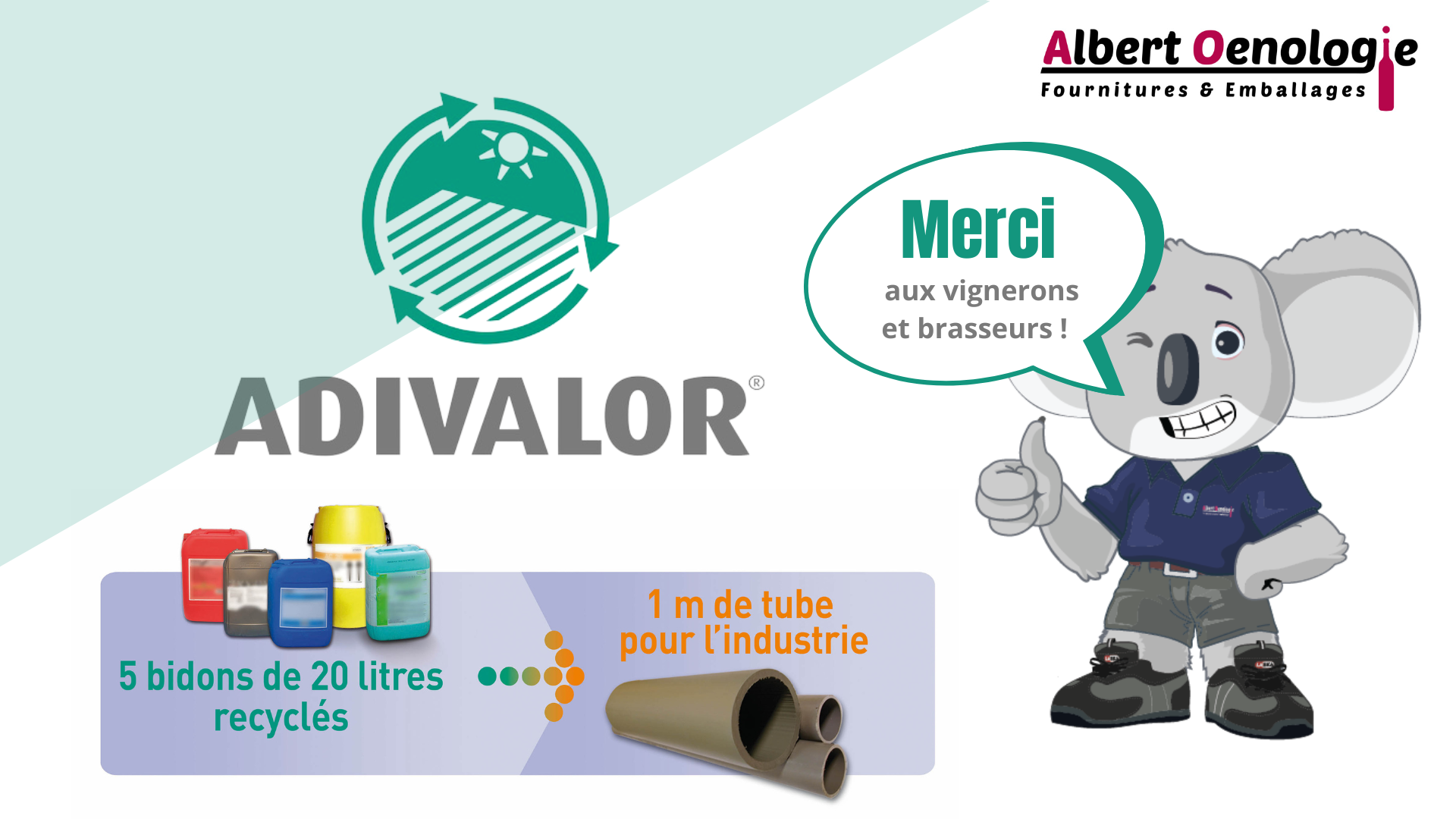 Collecte Adivalor – Albert Fournitures